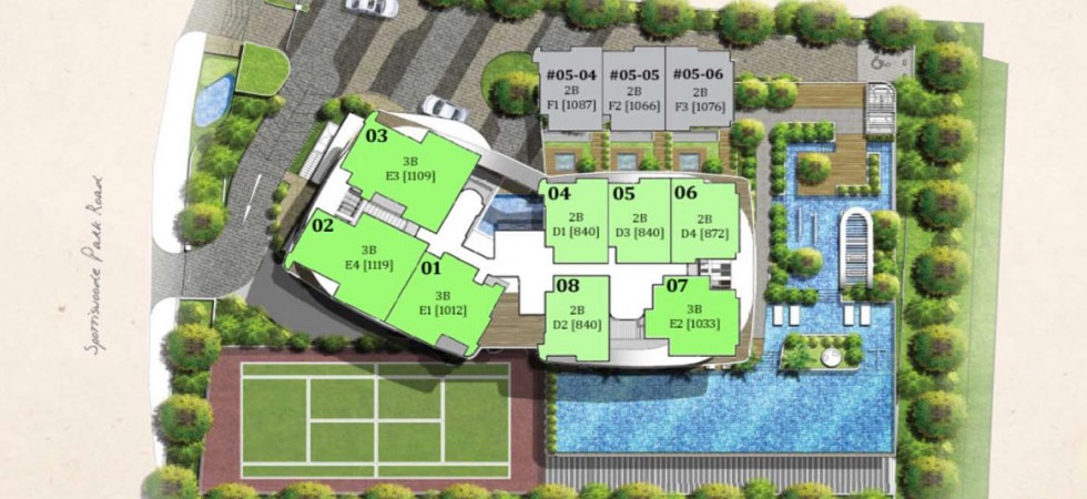spottiswoode suites site plan duplex