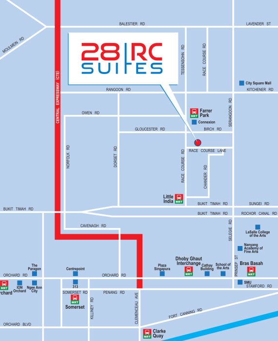 28 rc suites location map