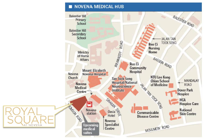Royal Square at Novena Health City | Enquiry: 98345140
