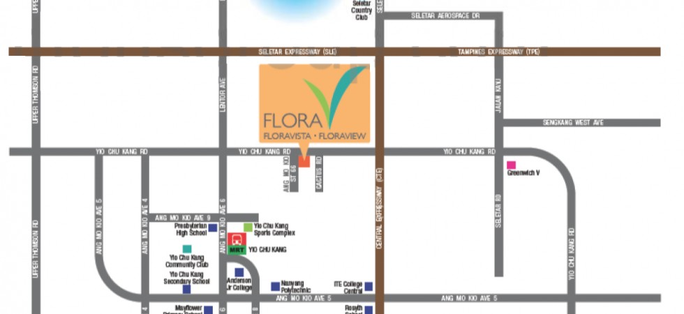 FloraView Location Map