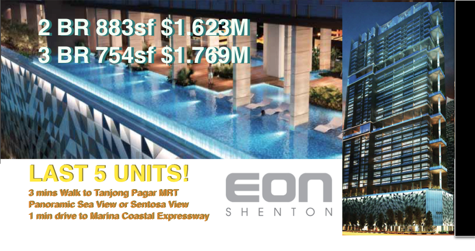 EON Shenton Last 5 Units Price Promo